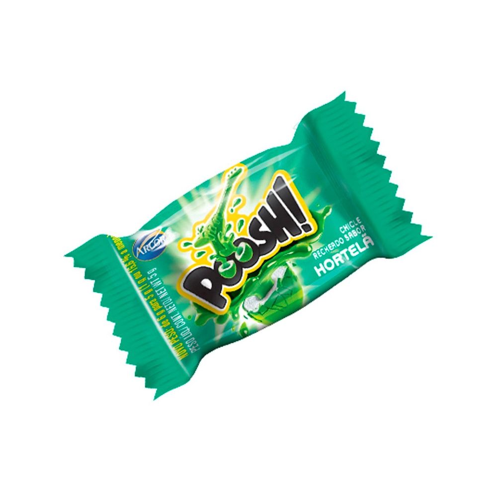 Chiclete Poosh Hortelã 200g - maxfesta