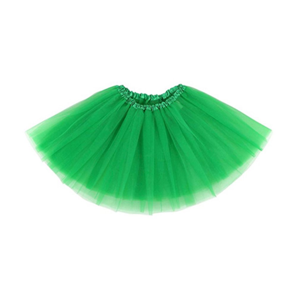 Saia Tutu Verde Escuro Infantil - maxfesta