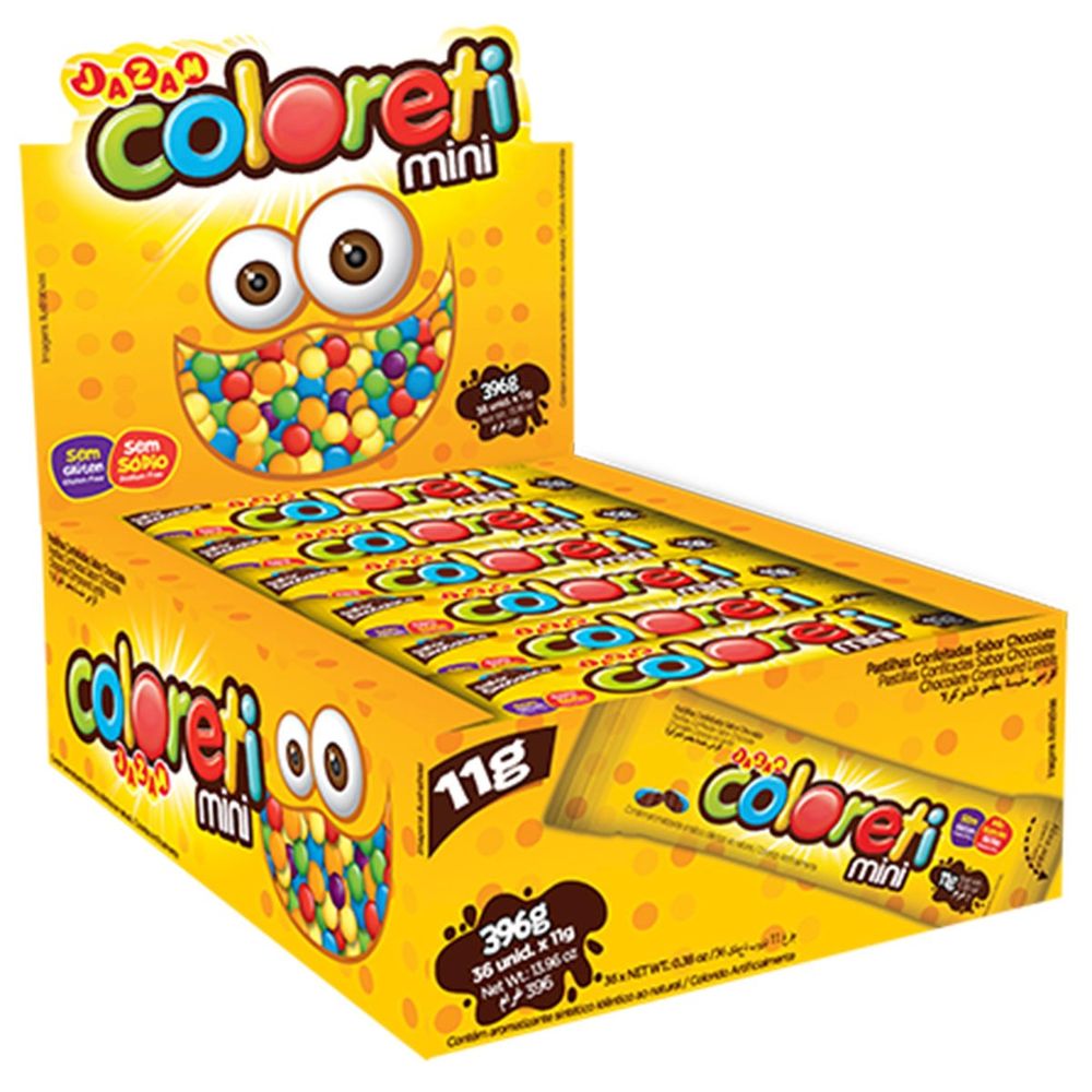 Coloreti Mini Display 396g - maxfesta