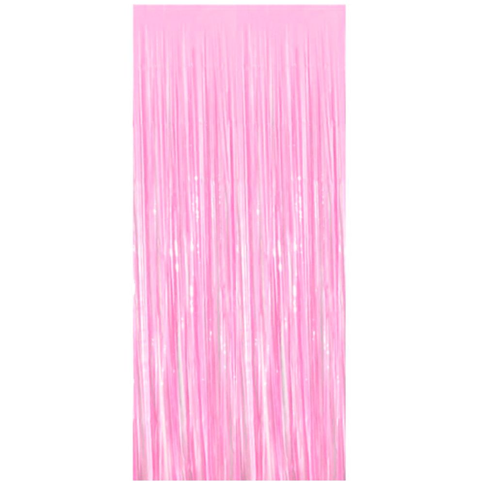 Cortina Rosa Claro - maxfesta