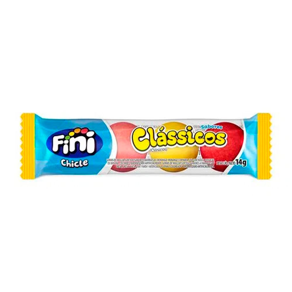 Chicle Clássicos Fini 14g - 18 unidades - maxfesta